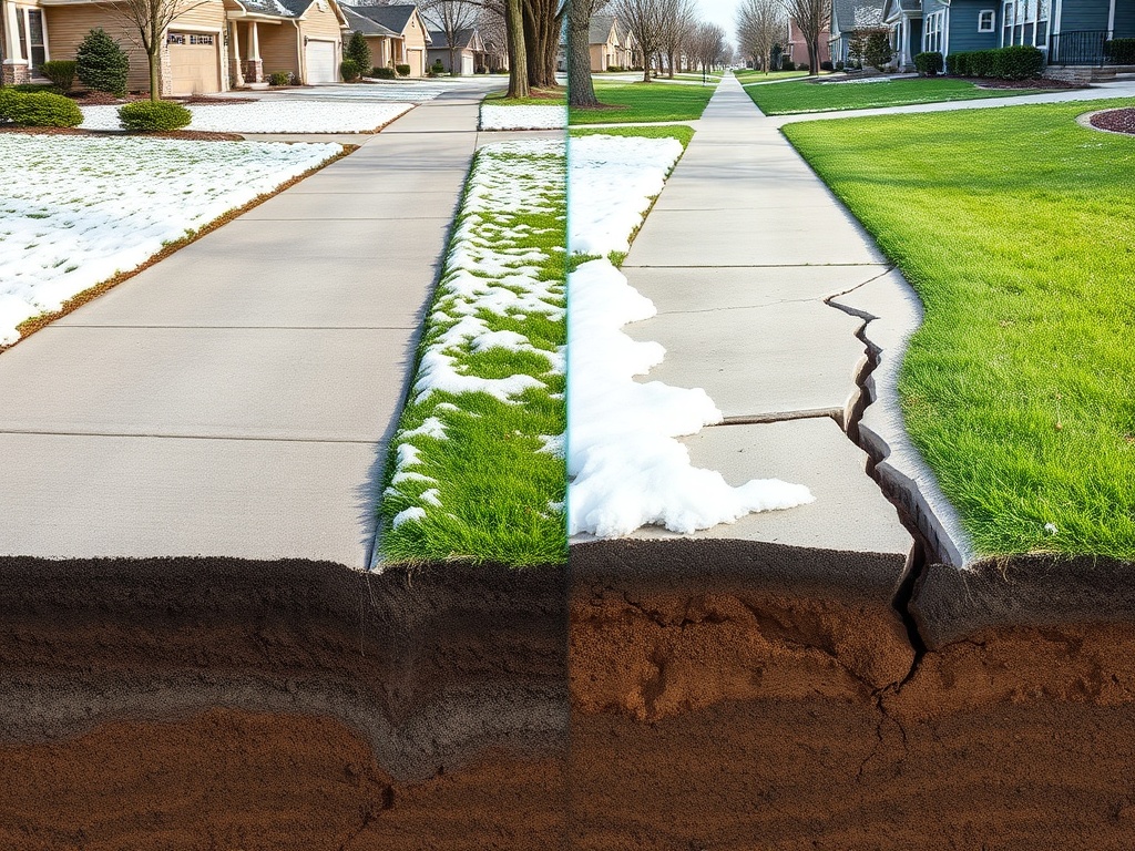 Winter Concrete Protection in Columbus | Prevent Soil Shifts & Cracks